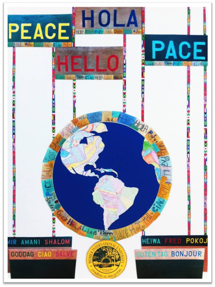 Professor Moore Students Group Art. Flags of Unity, Babson Park, FL ...